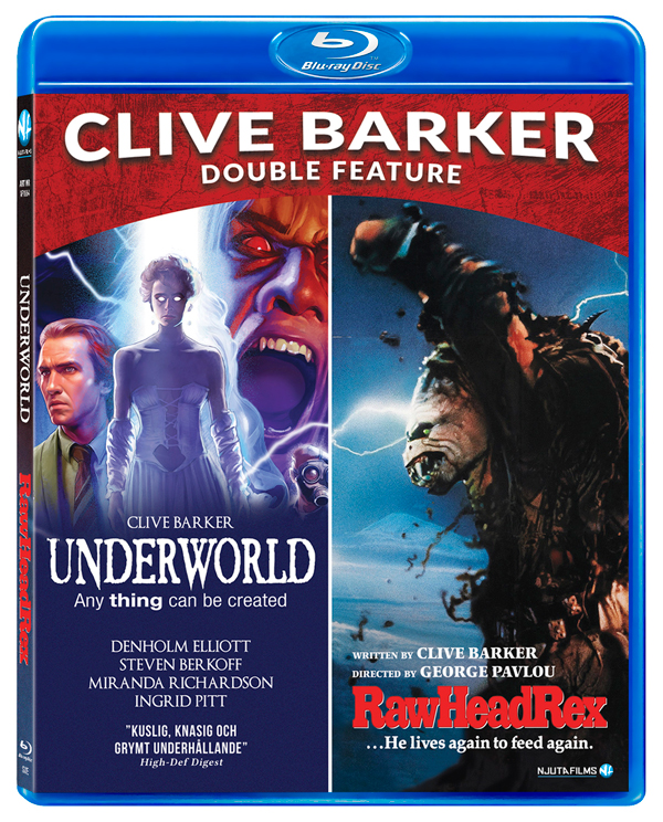 Blu-ray: Clive Barker Double Feature: Underworld & Rawhead Rex ...